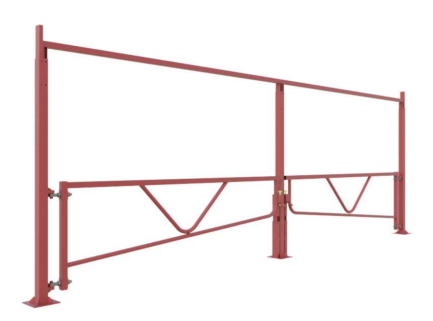 Double Fixed Height Restrictor with Swing Gate